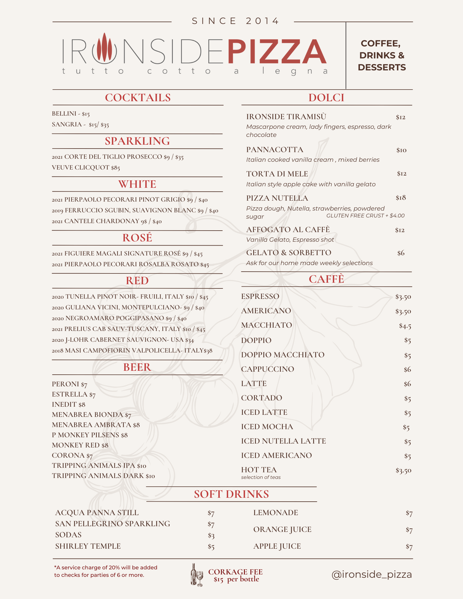 Authentic Italian Restaurant in Miami | Pizza Ironside