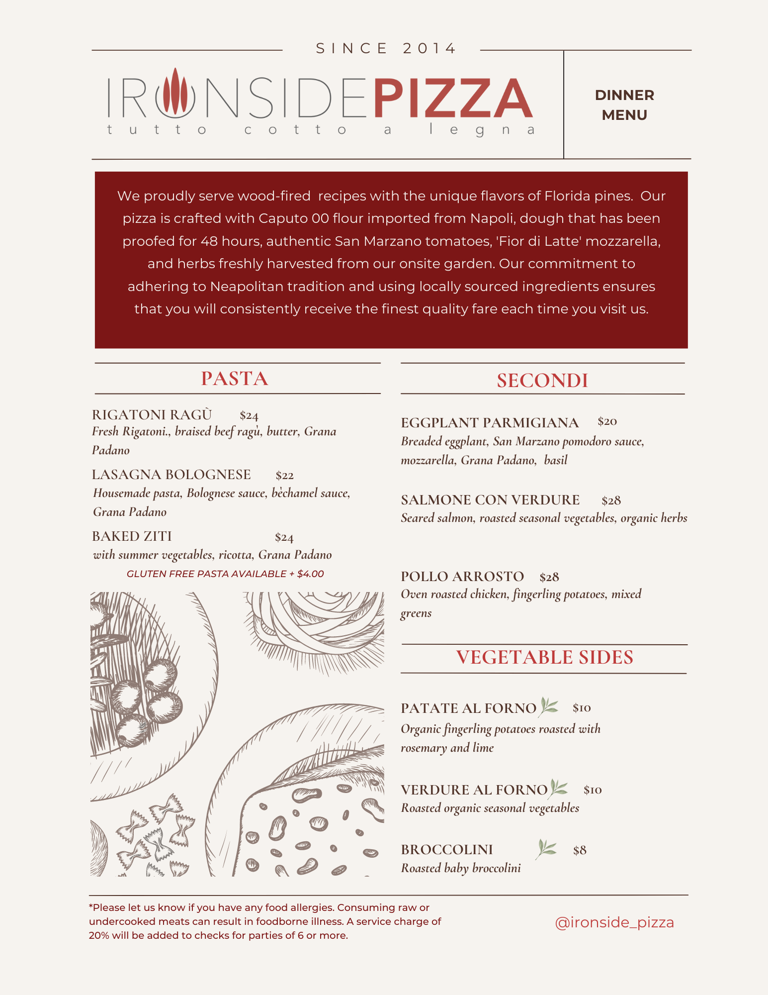 Authentic Italian Restaurant in Miami | Pizza Ironside