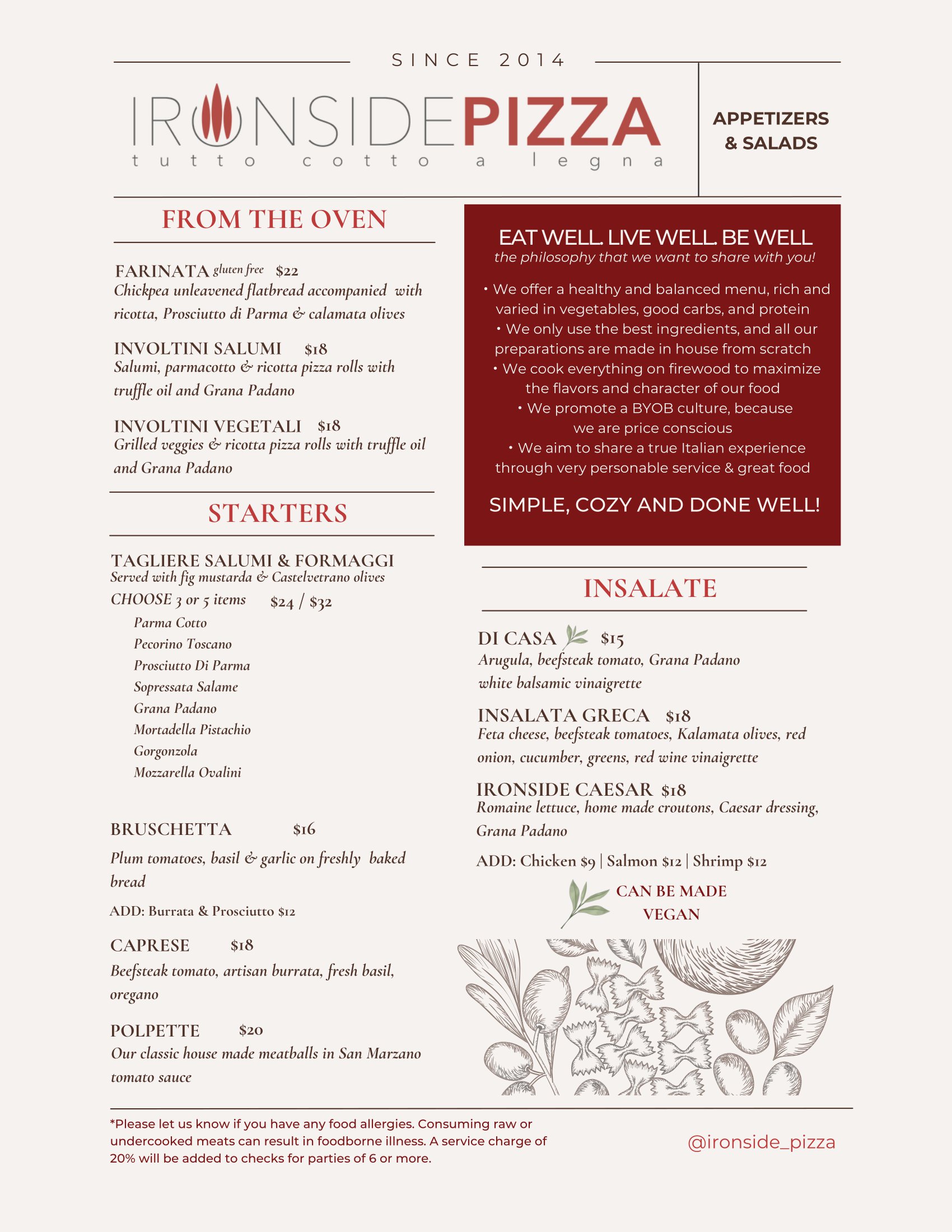 Authentic Italian Restaurant in Miami | Pizza Ironside